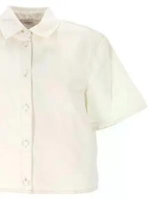 Agnona Button-fastening Cropped Shirt