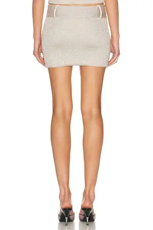 AYA MUSE Avel Metallic Skirt