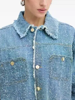 Guess Frayed Buttoned Jacket