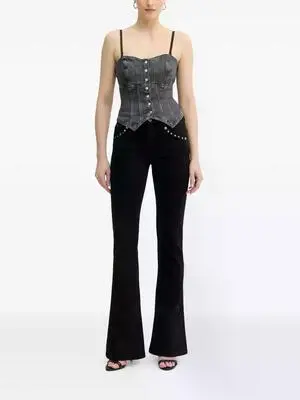 Guess Cecile Denim Corset Top