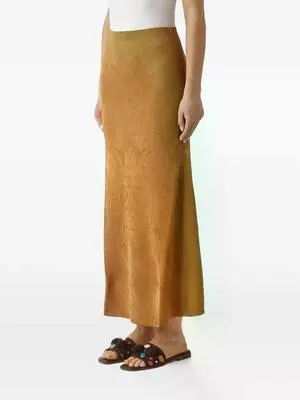TWINSET Floral-jacquard Knit Skirt - Neutrals