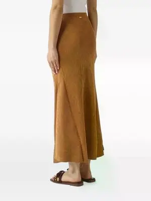 TWINSET Floral-jacquard Knit Skirt - Neutrals