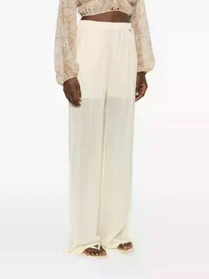 ANIYE BY Logo-appliqué Wide Leg Trousers