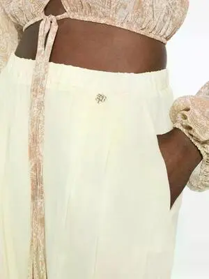 ANIYE BY Logo-appliqué Wide Leg Trousers
