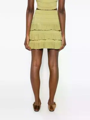 Sandro Ruffled-trim Mini Skirt
