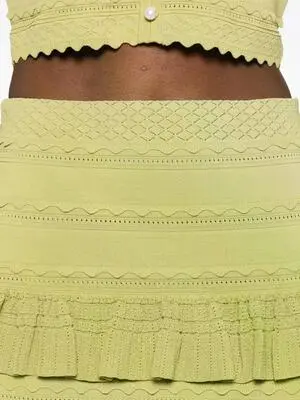 Sandro Ruffled-trim Mini Skirt