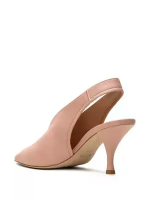 CHUCKIES Peep-toe Slingback Pumps