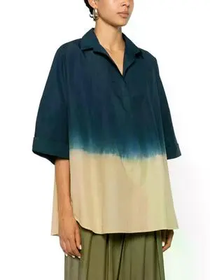 YAVI Dip-dye Short-sleeve Shirt