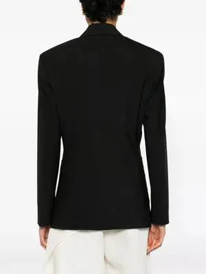 COVERT Single-breasted Patch-pocket Blazer - Black