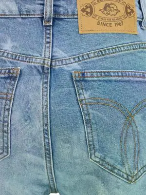 Fiorucci Angels Print Flared Jeans