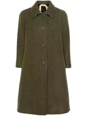 N°21 Single-breasted Felted Coat