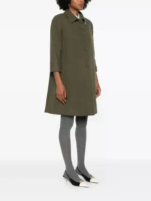 N°21 Single-breasted Felted Coat