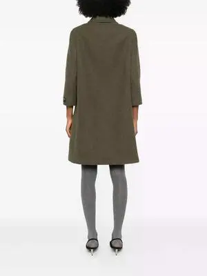 N°21 Single-breasted Felted Coat