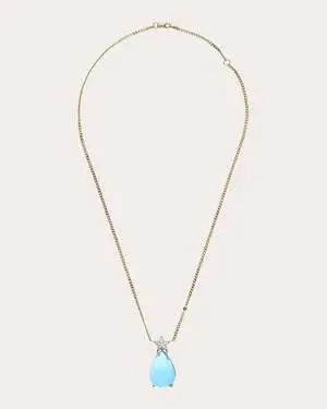 NELLY ROJAS Topaz And Diamond Hada Star Pendant Necklace