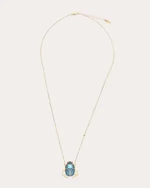 NELLY ROJAS Delirio Beetle Pendant Necklace