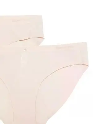 Marc O'polo Laser-cut Logo-print Briefs - Neutrals