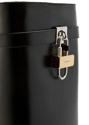 Givenchy Shark Lock 90 Leather Knee-high Boots