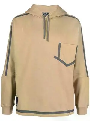 Paul & Shark X White Mountaineering Logo-print Hoodie - Brown