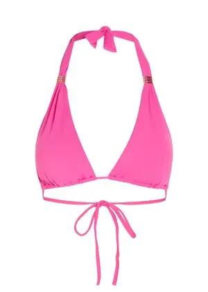 Melissa Odabash Grenada Triangle Bikini Top Pink