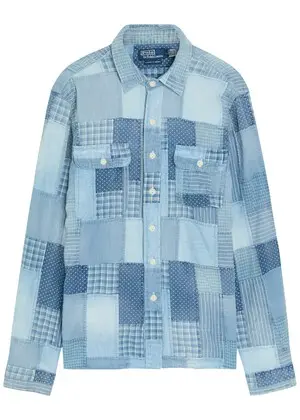 Polo Ralph Lauren Patchwork Design Cotton Shirt