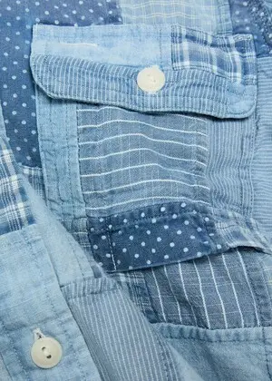 Polo Ralph Lauren Patchwork Design Cotton Shirt