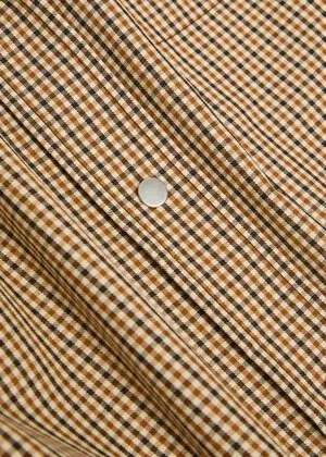 Vince Checked Cotton-blend Shirt