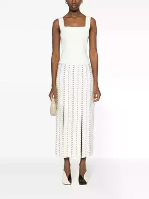 Simkhai Square-neck Knitted Top - Neutrals