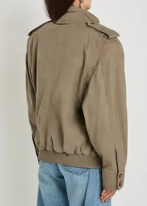 Stella McCartney Suede Jacket - Brown