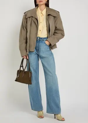 Stella McCartney Suede Jacket - Brown