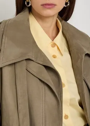 Stella McCartney Suede Jacket - Brown