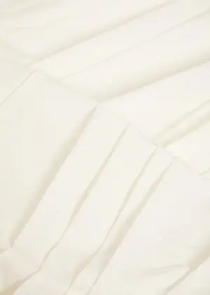 Shona Joy Campbell Gathered Cotton-blend Maxi Dress - Ivory