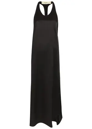 chinese dress ladies Joseph Plumet Habotai Silk Dress - Size 38 - Black main image 0