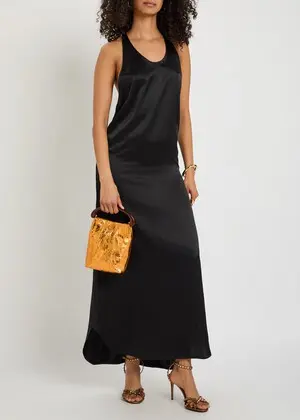 SKIIM Silk Racer-back Maxi Dress