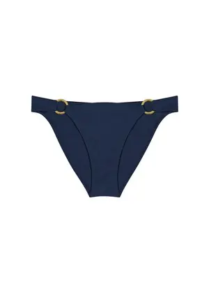 AWAY THAT DAY Sorrento Ruched Bikini Briefs - Navy