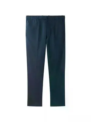 Calvin Klein Elasticated-waistband Pressed-crease Trousers