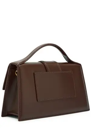Jacquemus Le Grand Bambino Smoothed Leather Top Handle Bag - Brown