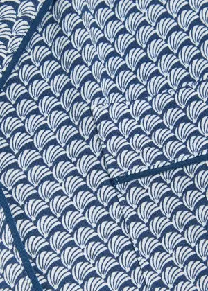 Eberjey Gisele Printed Jersey Pyjama Set - Navy