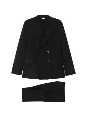 Boglioli K Jacket Double-breasted Suit - Black