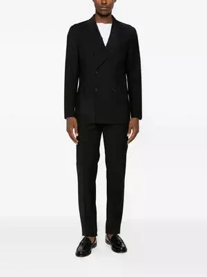 Boglioli K Jacket Double-breasted Suit - Black