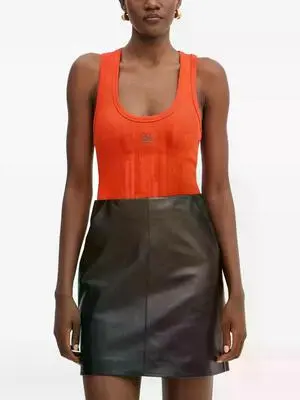 Karl Lagerfeld Frill Camis Tanks For Women