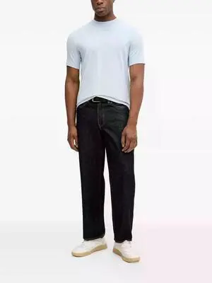 Karl Lagerfeld Logo-embroidered T-shirt