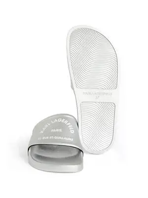 Karl Lagerfeld Kondo 2.0 Logo-print Slides