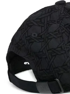 Karl Lagerfeld Monogram Pattern Cap