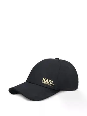 Karl Lagerfeld Logo-print Baseball Cap - Black