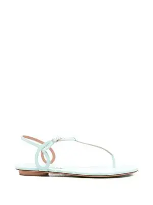 AQUAZZURA Almost Bare Flat Sandals - Blue
