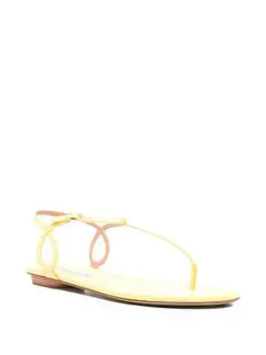 AQUAZZURA Almost Bare Flat Sandals