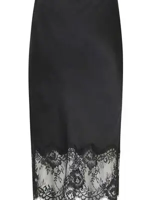 HERSKIND Lace-trim Midi Skirt