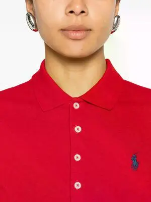 Polo Ralph Lauren Embroidered Polo Shirt - Red