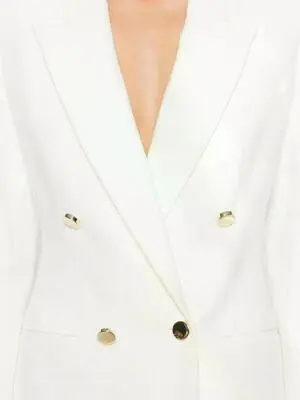Blumarine Double-breasted Blazer - Neutrals