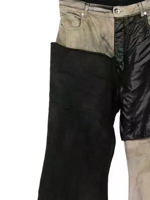 Rick Owens Panelled Jeans - Black